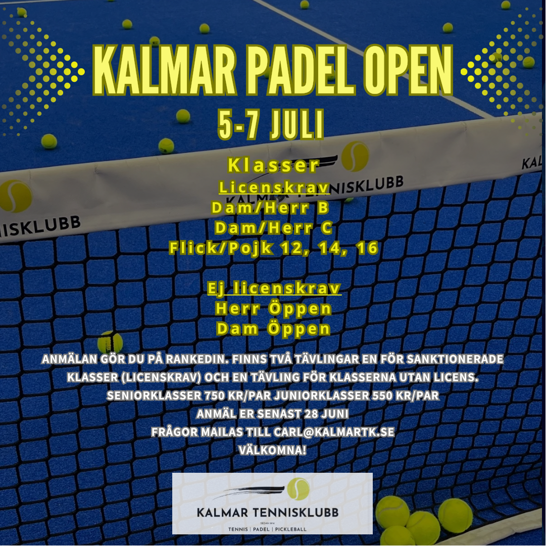 Kalmar Tennisklubb - KlubbenOnline